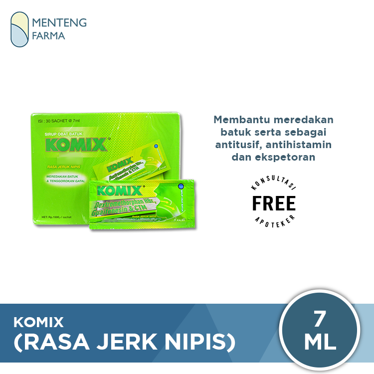 Komix (Rasa Jeruk Nipis) - Sachet – Apotek Komix (Rasa Jeruk Nipis) - Sachet – Apotek