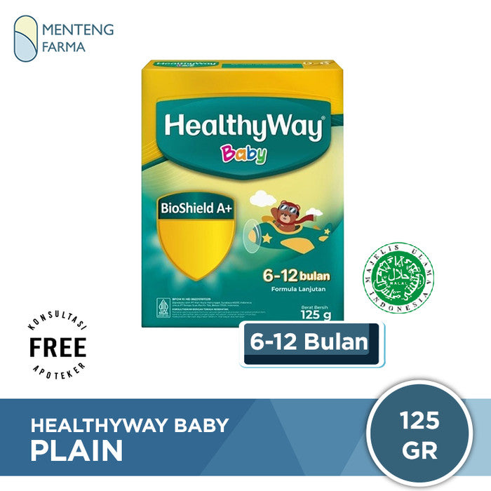 HealthyWay Baby 6-12 bulan 125 Gr - Susu Formula Bayi Lanjutan – Apotek