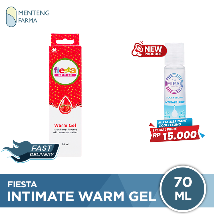 Fiesta Intimate Warm Gel 70 ml - Pelumas dengan Sensasi Hangat – Apotek