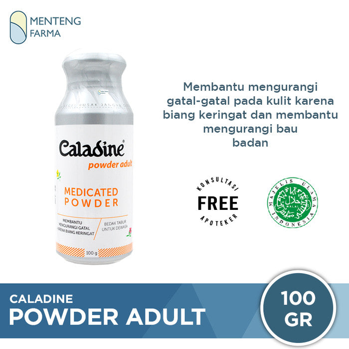 Caladine Powder Adult 100 Gr - Bedak Tabur Gatal Biang Keringat – Apotek