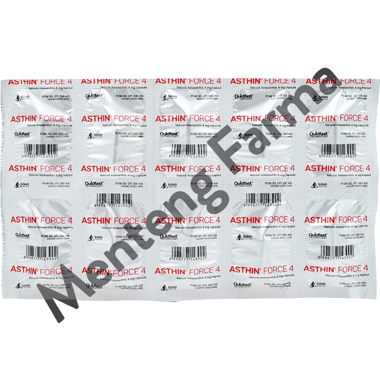Asthin Force 4 Mg 10 Kapsul - Antioksidan Alami Menjaga Kesehatan Tubu ...