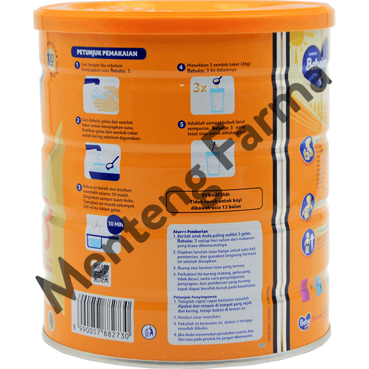 Bebelac 3 Vanila Susu Pertumbuhan Bubuk 800 Gr – Apotek