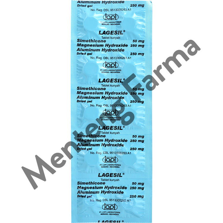 Lagesil 10 Tablet - Obat Tukak Lambung, Gastritis dan Kembung – Apotek