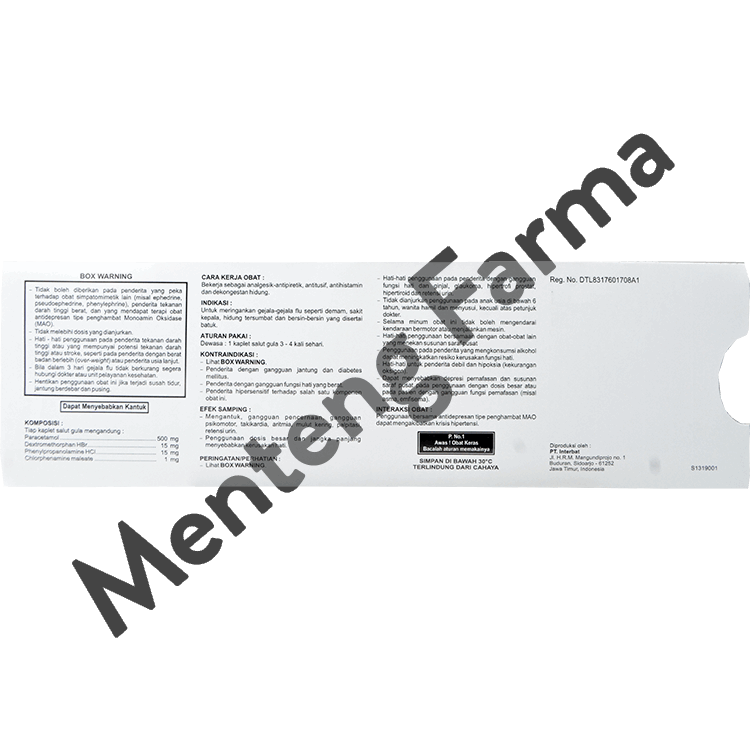 Anadex 10 Kaplet - Obat Penurun Demam – Apotek