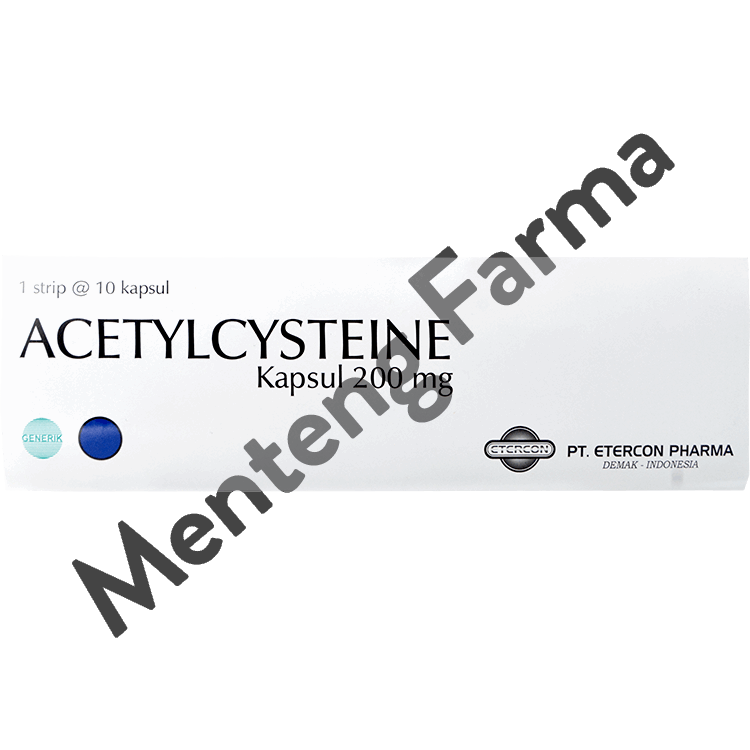Acetylcysteine 200 mg 10 Kapsul - Obat Pengencer Dahak – Apotek