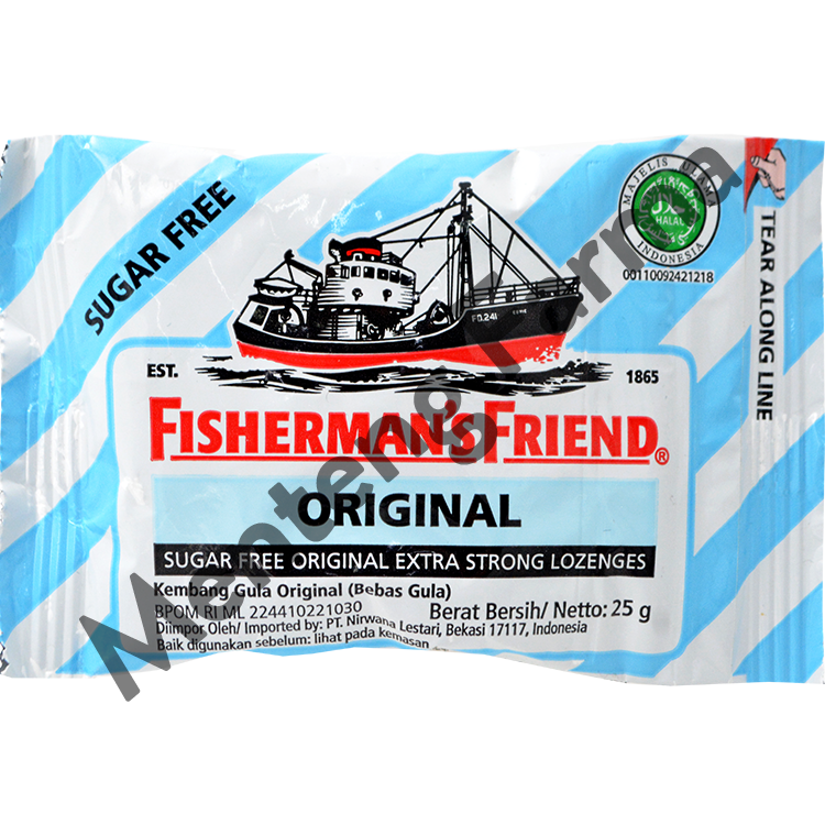 Fisherman's Friend Original Sugar Free - Permen Pelega Tenggorokan – Apotek