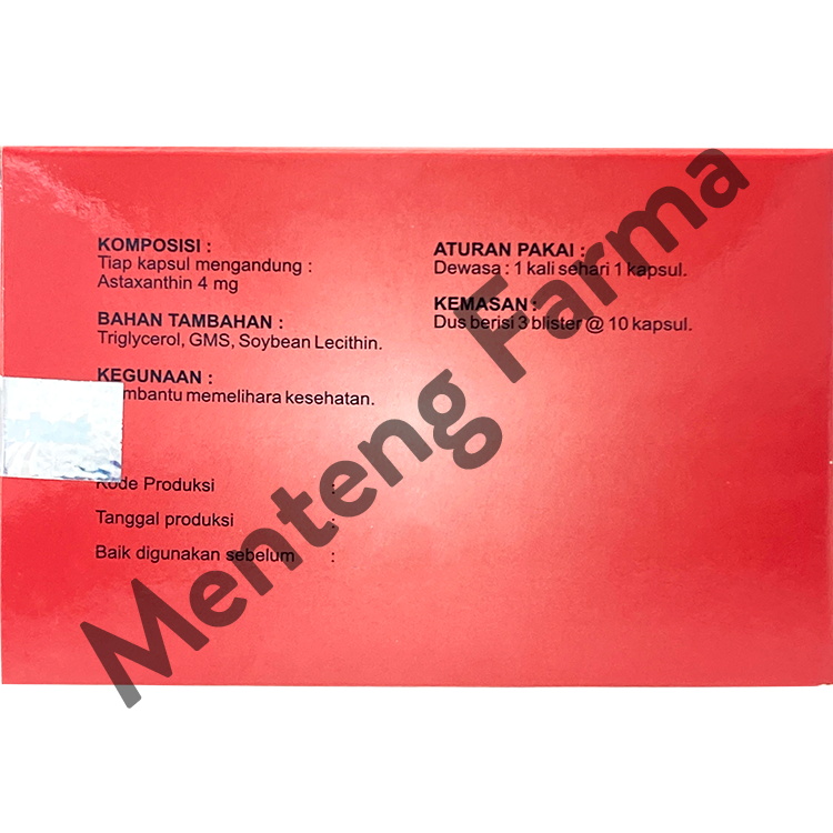Interxanthin 4 mg 10 Kapsul - Antioksidan Untuk Daya Tahan Tubuh – Apotek