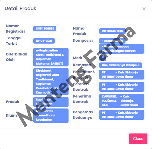 Interxanthin 4 mg 10 Kapsul - Antioksidan Untuk Daya Tahan Tubuh – Apotek