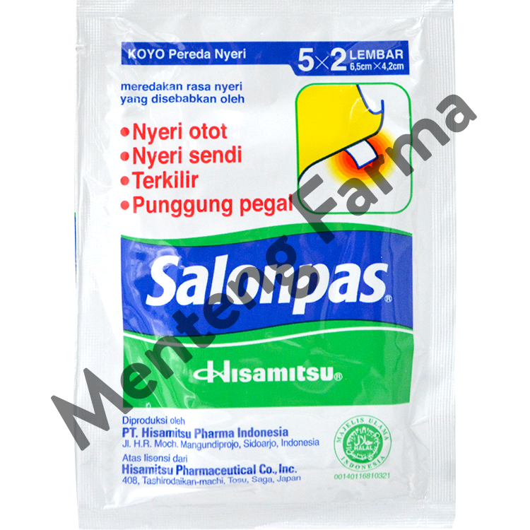 Salonpas Koyo Isi 5 x 2 Lembar - Koyo Pereda Nyeri Otot dan Sendi – Apotek