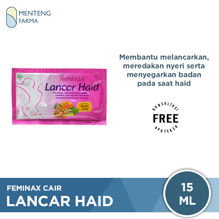 Feminax Cair Lancar Haid 15 mL - Meredakan Nyeri Haid – Apotek