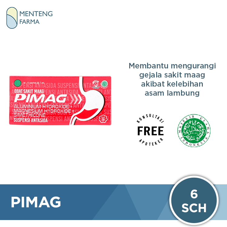Pimag Obat Maag Isi 6 Sachet – Apotek
