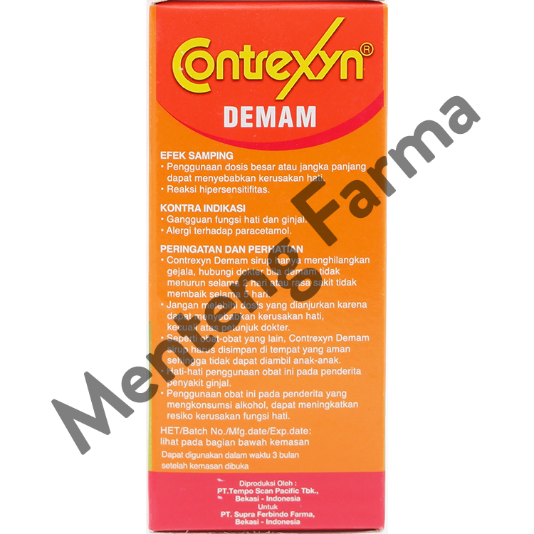 Contrexyn Sirup 60 mL - Sirup Pereda Demam dan Nyeri Anak – Apotek