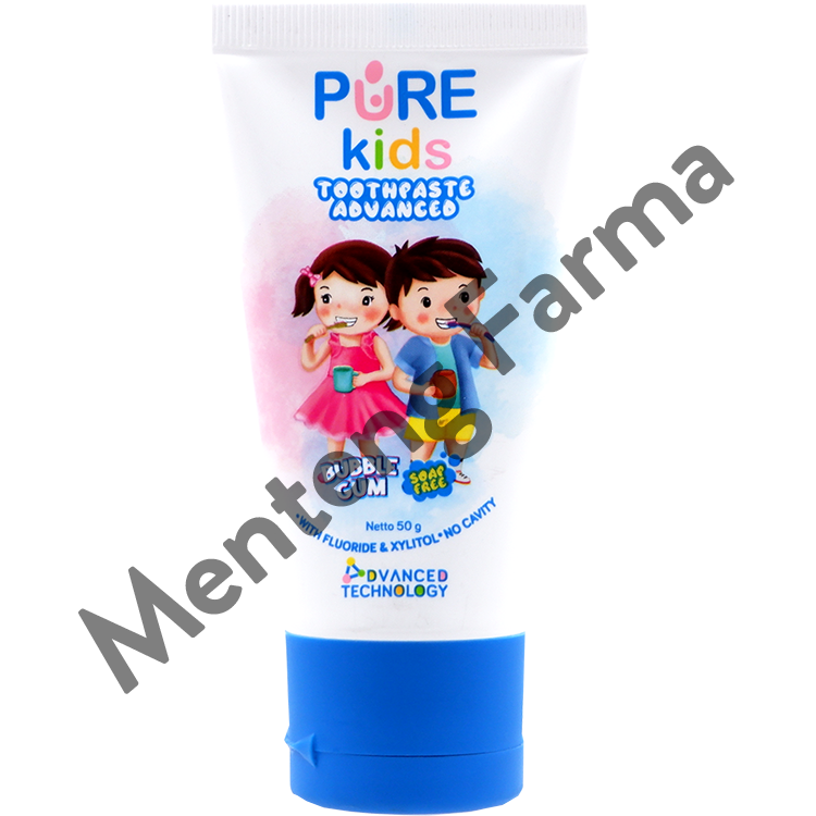 Pure Kids Toothpaste Bubblegum 50 Gram - Pasta Gigi Anak – Apotek