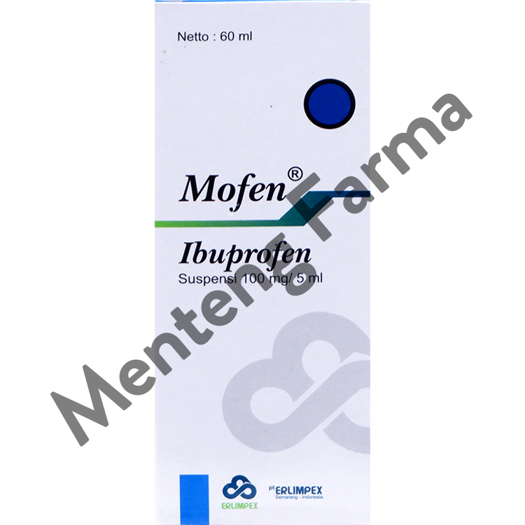 Mofen 100 mg/5 ml Suspensi 60 ml - Sirup Pereda Demam dan Nyeri – Apotek
