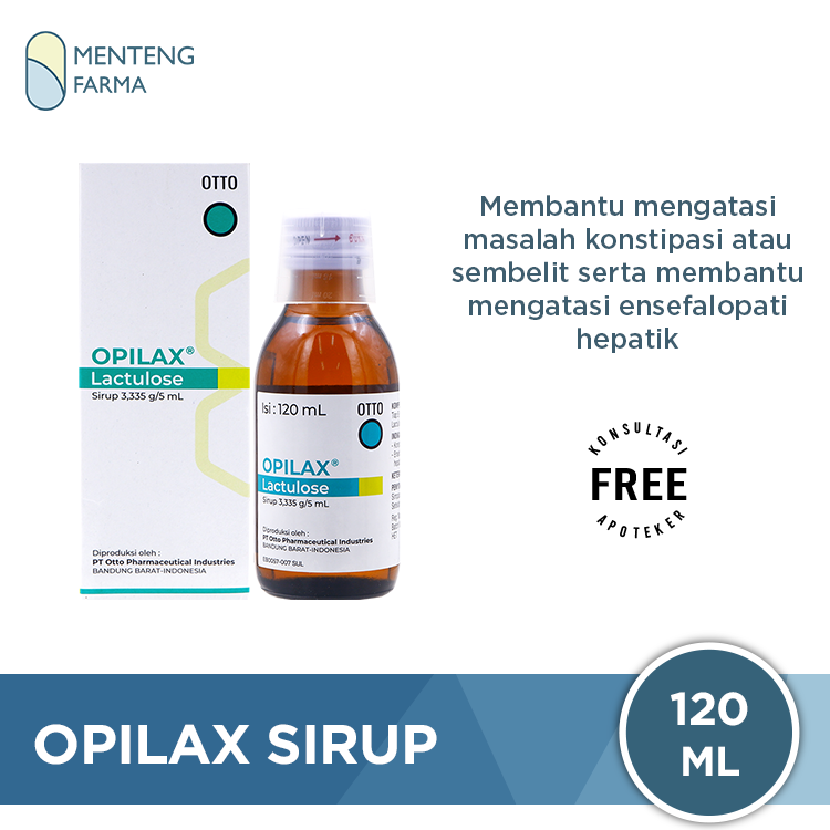 Opilax Sirup 120 mL - Obat Sembelit dan Wasir – Apotek