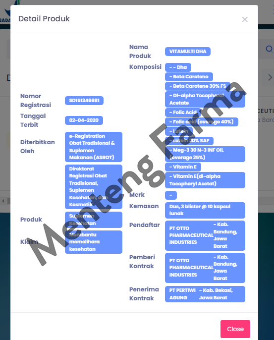 Vitamulti DHA 10 Kapsul - Multivitamin DHA – Apotek