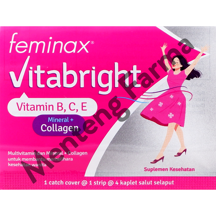 Feminax VitaBright 4 Tablet - Suplemen Kesehatan Wanita – Apotek