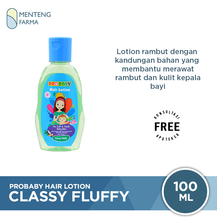 Probaby Hair Lotion Classy Fluffy 100 mL - Perawatan Rambut Bayi – Apotek
