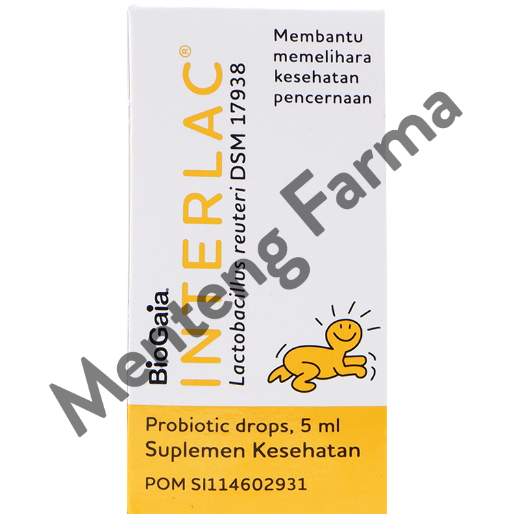 Interlac Drops 5 mL - Suplemen Kesehatan Saluran Cerna Bayi dan Anak ...