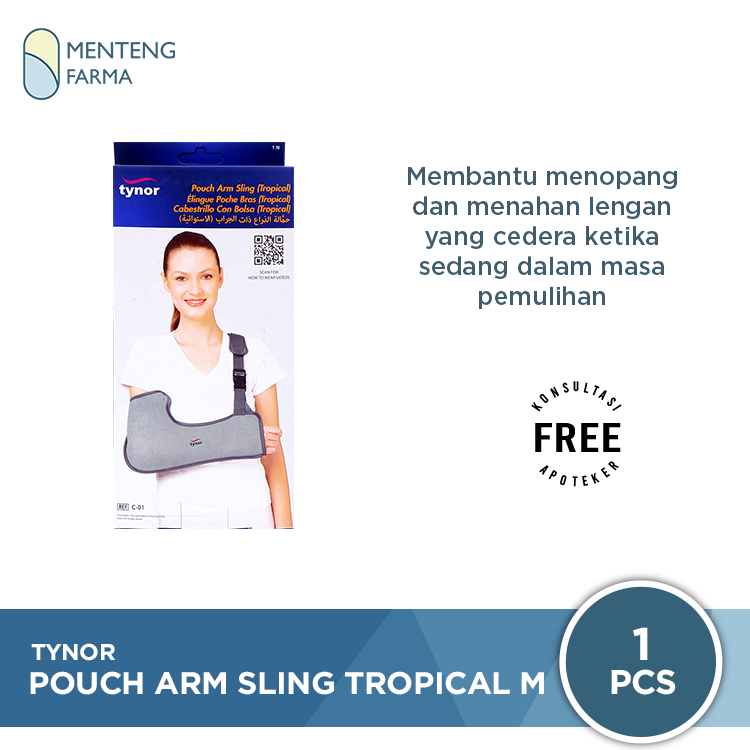 Tynor Pouch Arm Sling Tropical Size M - Menopang dan Menahan Lengan Ce ...