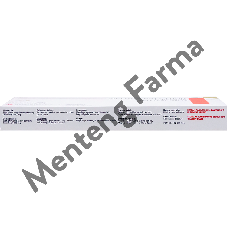 Neuvis Pro 1000 Strip 10 Tablet - Menangani Penurunan Kognitif Usia La ...
