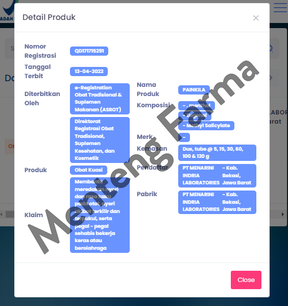 Painkila Cream 15 Gr - Krim Nyeri Otot dan Keseleo – Apotek