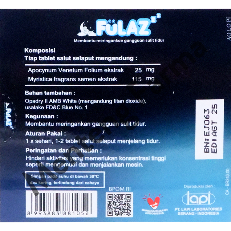 Fulaz 4 Tablet - Meringankan Gangguan Sulit Tidur – Apotek