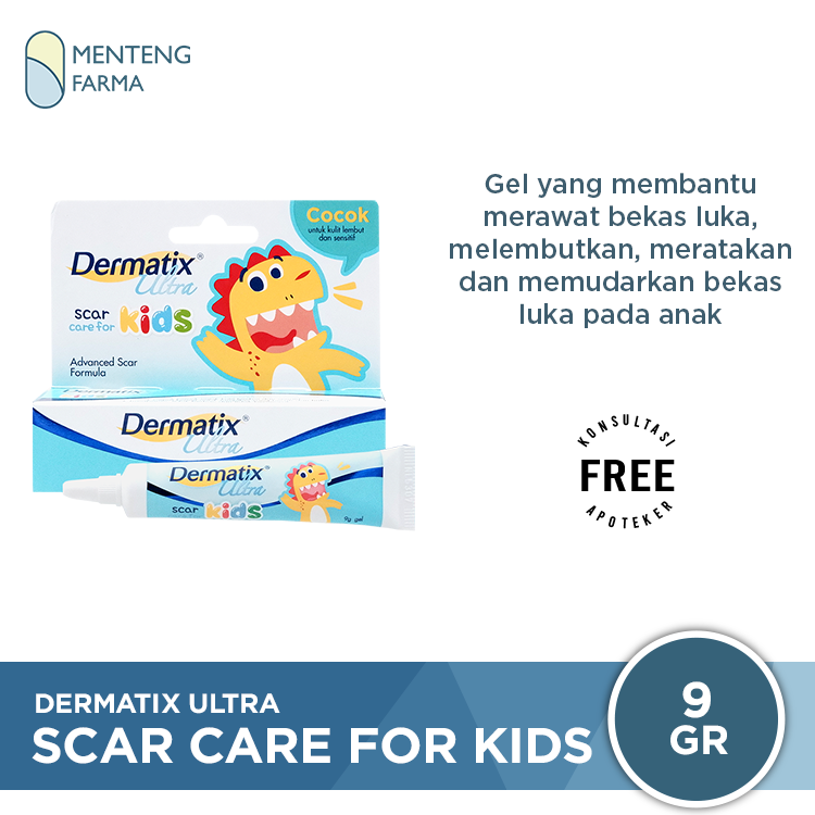Dermatix Ultra Gel Scar Care Kids 9 Gr - Memudarkan Bekas Luka Anak ...