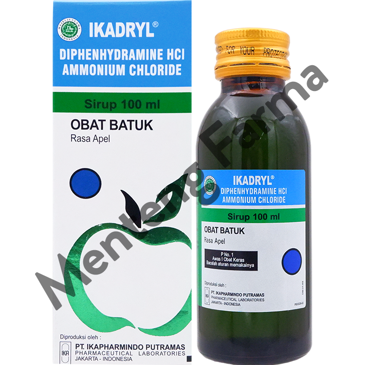 Ikadryl Sirup 100 mL - Meredakan Batuk dan Melegakan Tenggorokan – Apotek