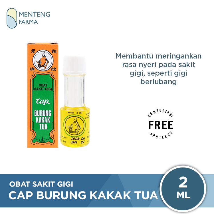Obat Sakit Gigi Cap Burung Kakak Tua – Apotek
