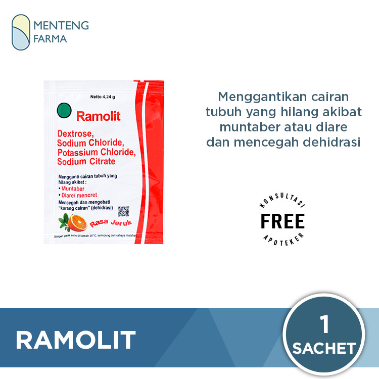 Ramolit 4.24 g Sachet - Menggantikan Cairan Tubuh – Apotek