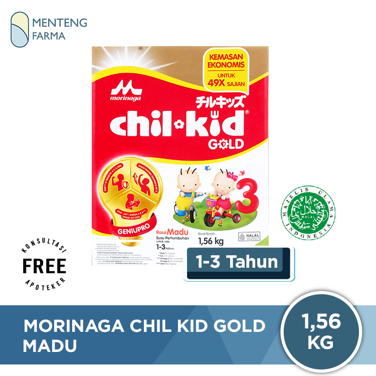 Morinaga Chil Kid Gold Madu 1,56 Kg - Susu Pertumbuhan Anak 1-3 Tahun ...