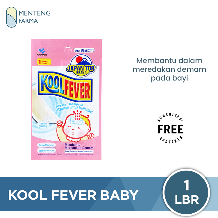 Kool Fever Baby 1 Lembar - Meredakan Demam pada Bayi – Apotek