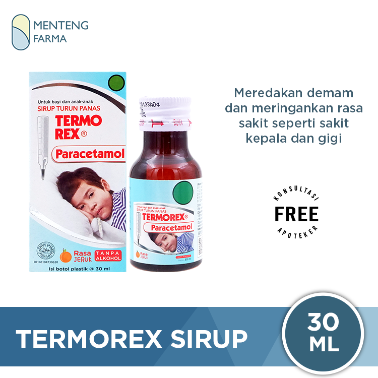 Termorex 30 mL - Penurun Panas dan Pereda Nyeri Anak – Apotek