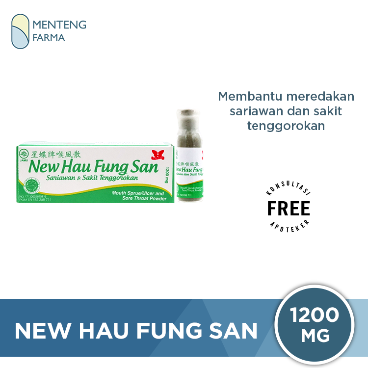 New Hau Fung San - Obat Sariawan dan Sakit Tenggorokan – Apotek