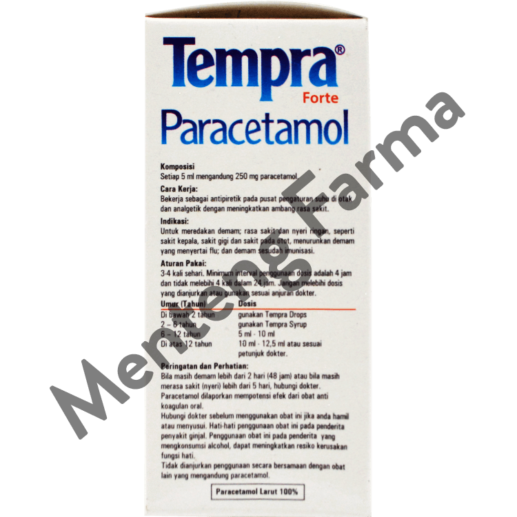 Tempra Forte Jeruk 60 mL - Obat Demam dan Pereda Nyeri Anak – Apotek
