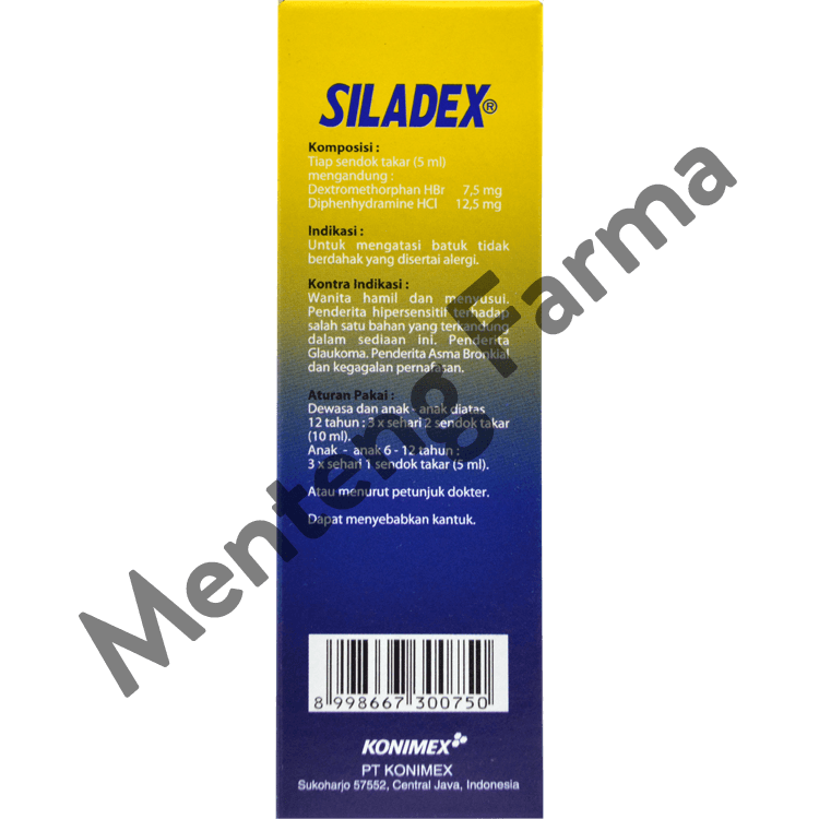 Siladex DMP Sirup 60 mL - Sirup Obat Batuk Tidak Berdahak dan Alergi ...