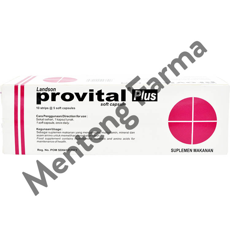 Provital Plus 5 Kapsul - Multivitamin Jaga Daya Tahan Tubuh – Apotek