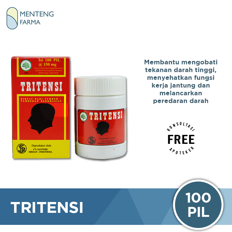 Tritensi - Obat Herbal Penurun Tekanan Darah Tinggi / Hipertensi – Apotek