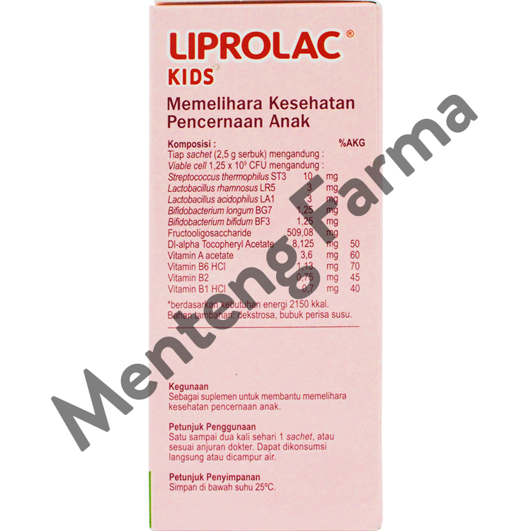 Liprolac Vanilla Sachet - Suplemen Probiotik dan Prebiotik Anak – Apotek