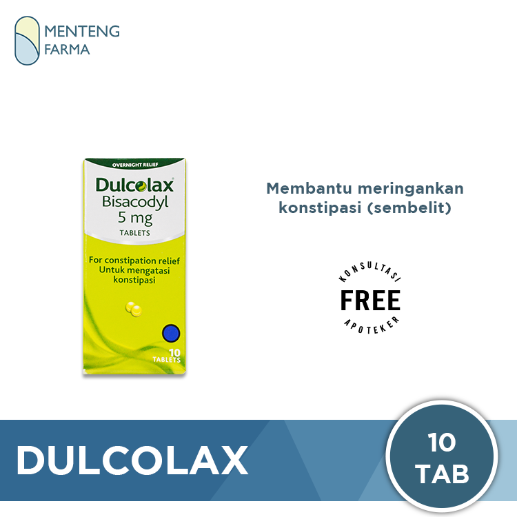 Dulcolax 5 Mg 10 Tablet - Obat Pencahar, Konstipasi, Sembelit – Apotek