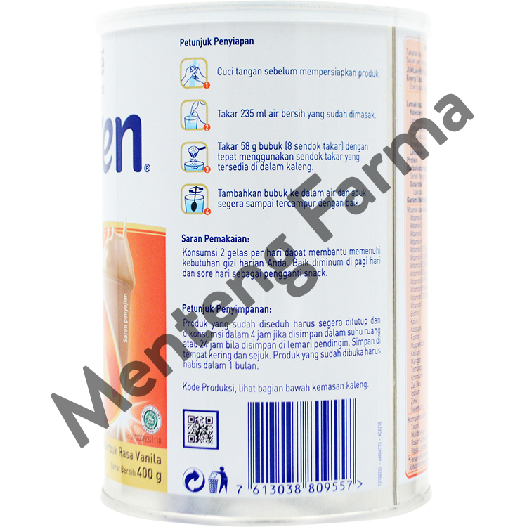 Nutren Fibre 400 Gram - Susu Bubuk Rasa Vanila Tinggi Serat – Apotek