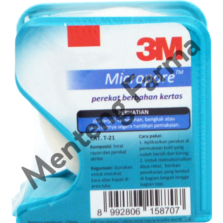 Plaster Roll 3M Nexcare Micropore 1 In x 9.1 m - Plaster Perban Luka ...