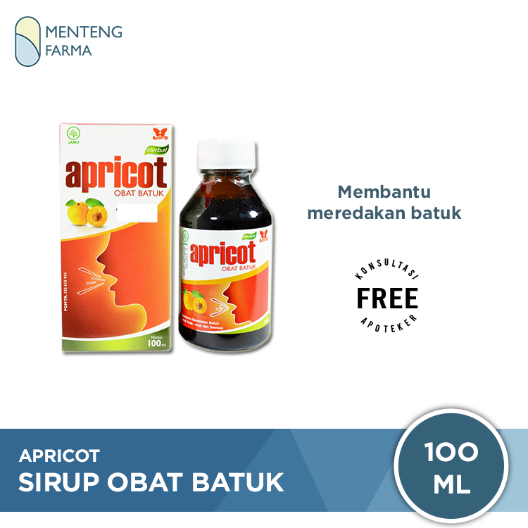 Apricot Sirup Obat Batuk Botol 100 mL – Apotek