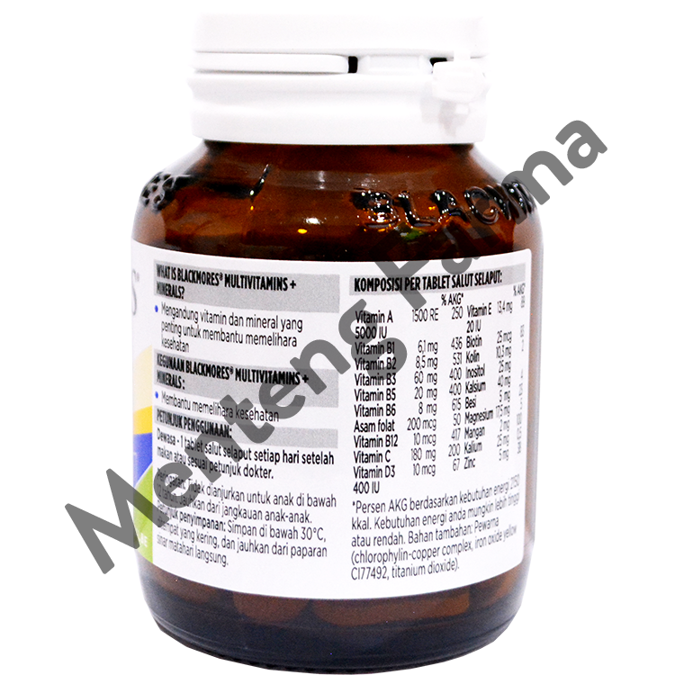 Blackmores Multivitamin & Minerals - Isi 30 Tablet – Apotek