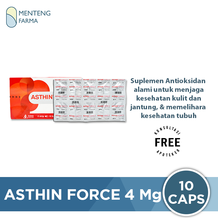 Asthin Force 4 Mg 10 Kapsul - Antioksidan Alami Menjaga Kesehatan Tubu ...
