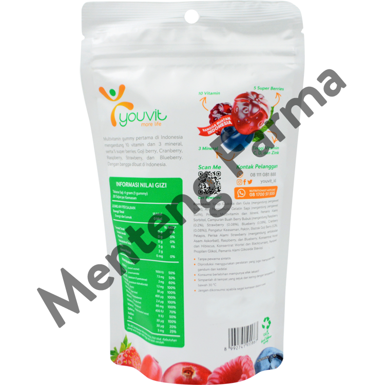 Youvit Multivitamin For Adult 30 Gummies - Multivitamin Gummy Dewasa R ...