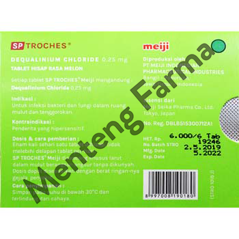 Tablet Hisap SP Troches Meiji (rasa melon) - Atasi Gangguan Mulut dan ...