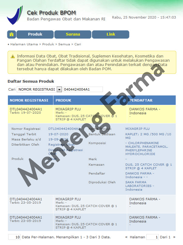 Mixagrip Flu 4 Kaplet - Meredakan Flu, Bersin Bersin, Hidung Tersumbat ...