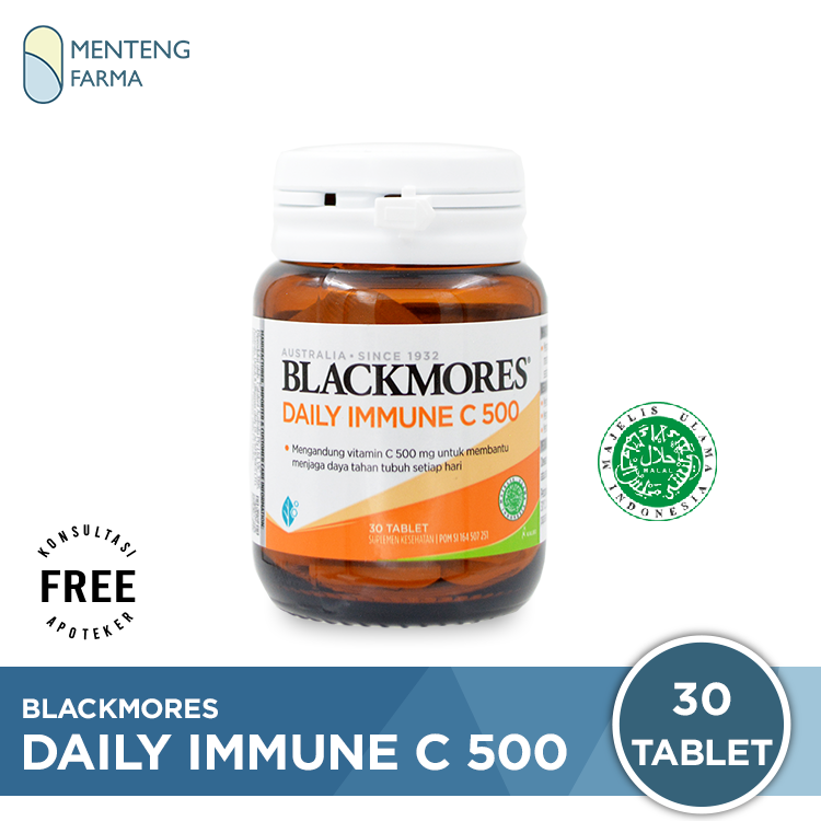Blackmores Daily Immune C 500 30 Tablet - Vitamin C Peningkat Daya Tah ...